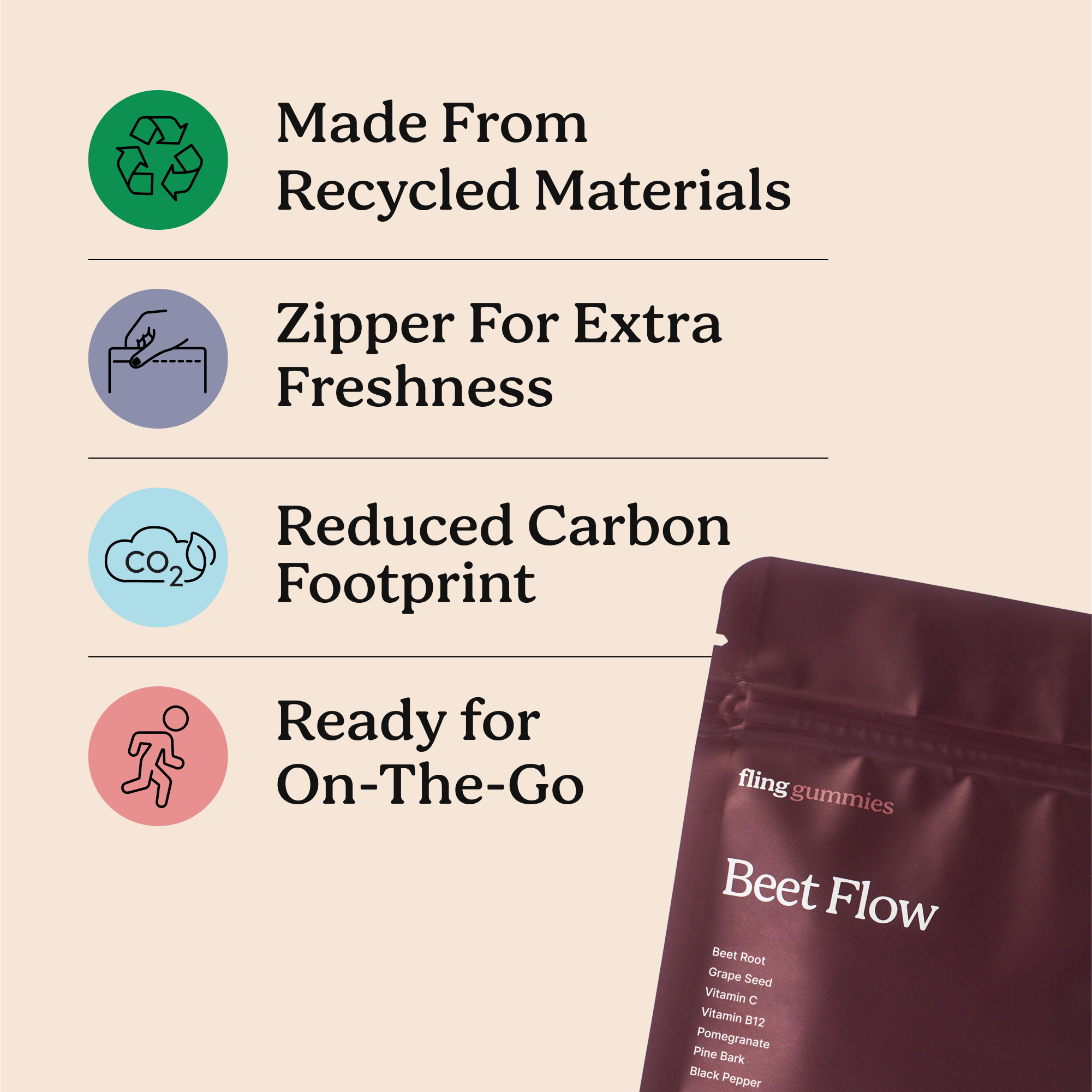 Beet Flow Blood Flow Gummies – Fling